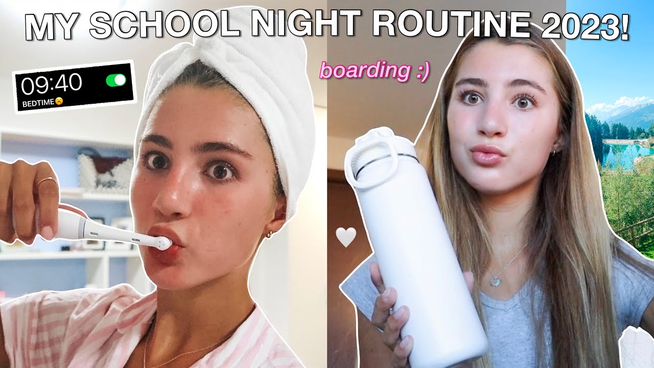 MY BOARDING SCHOOL NIGHT ROUTINE 2023 *high school* - YouTube