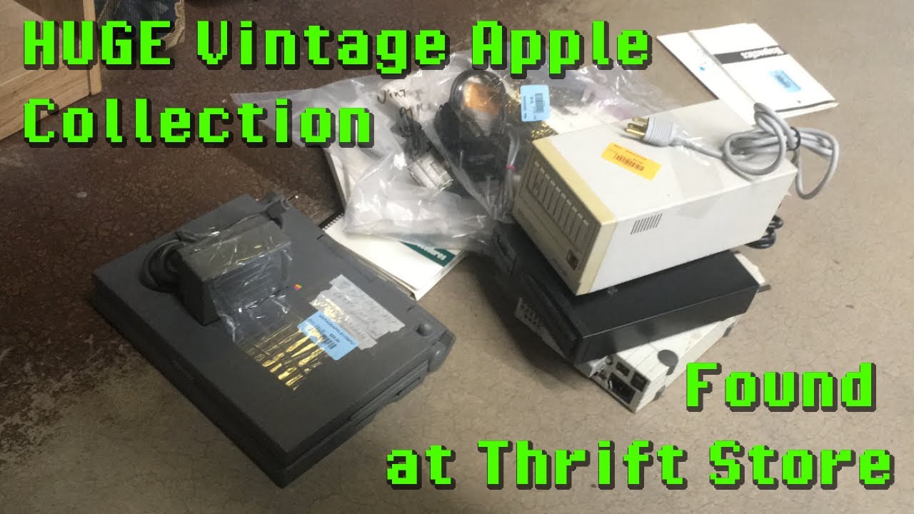 HUGE Vintage Apple Collection Found at Thrift Store! - A Look Back on ...