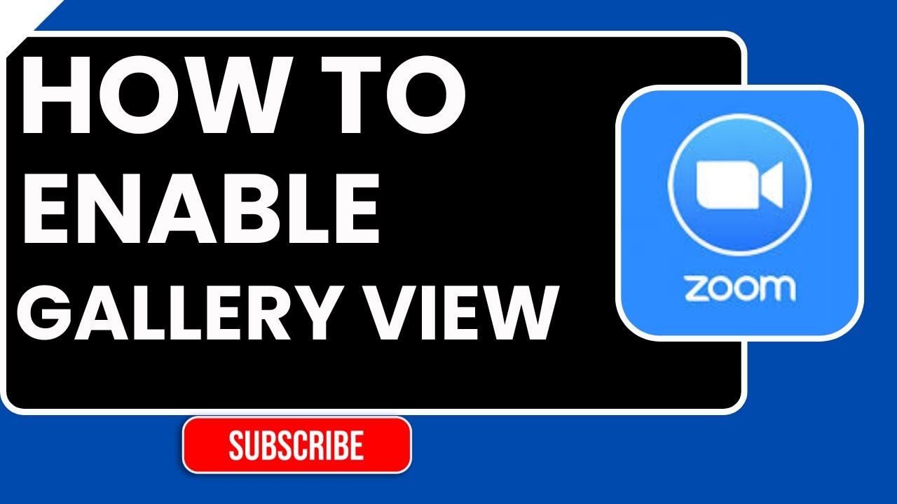 How to Enable Gallery View on Zoom | 2026 Step-by-Step Guide - YouTube