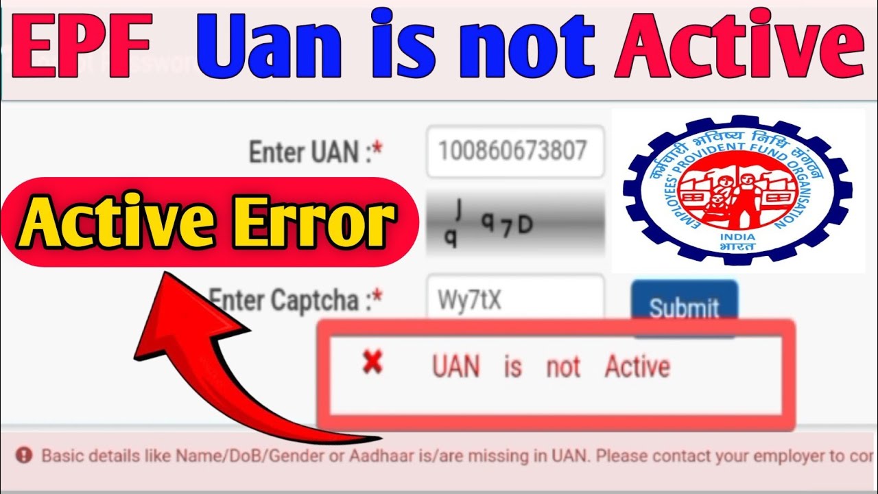 PF-UAN Number Active / kamiti pf active Kariba/ How to Active Epf uan ...