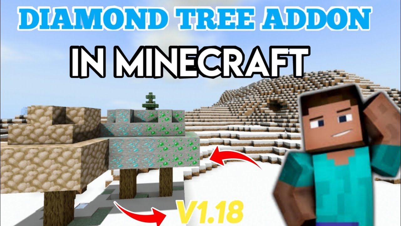 ORE SAPLINGS IN MINECRAFT POCKET EDITION | DIAMOND TREE IN MINECRAFT PE ...