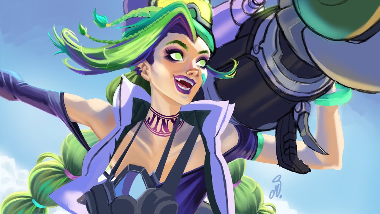 Chroma Crash Jinx [STUDY] - Speedpaint - YouTube