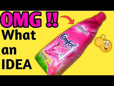 Waste old Comfort Bottle Reuse ideas / Bottle Decor DIY |Bottle Art ...
