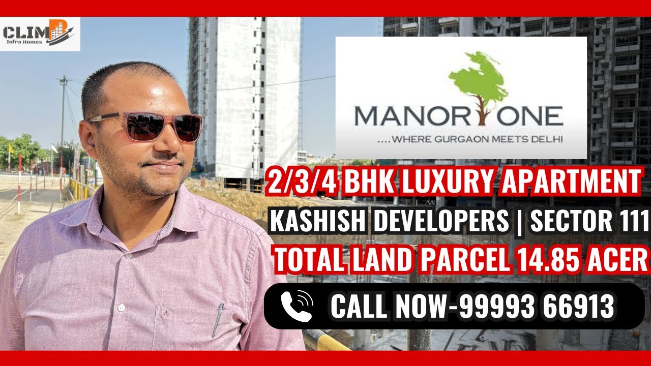 Manor One Kashish Developers | Under Construction Project | Sector 111 - YouTube