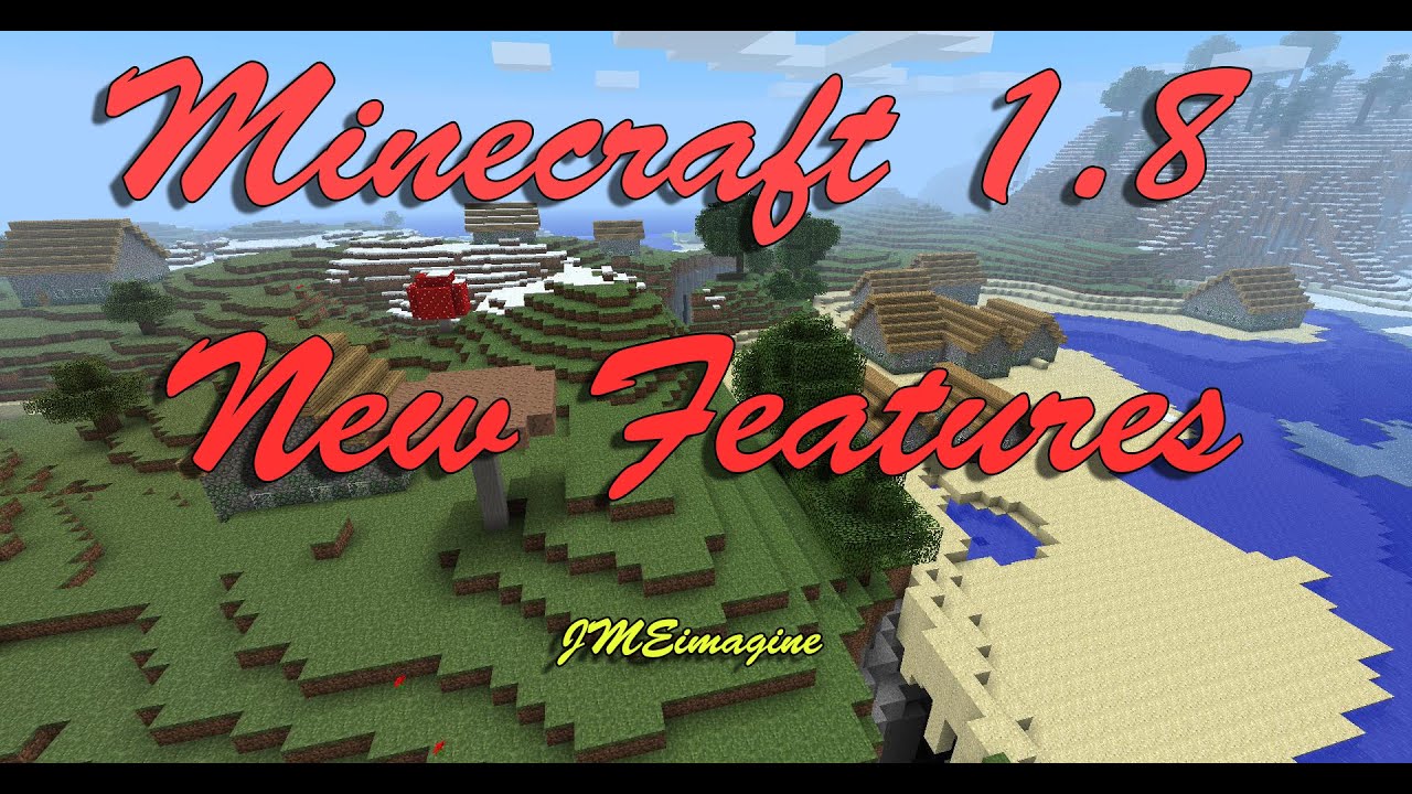 MINECRAFT 1.8 UPDATE! Armour Stands, Trampolines! + MORE! - YouTube