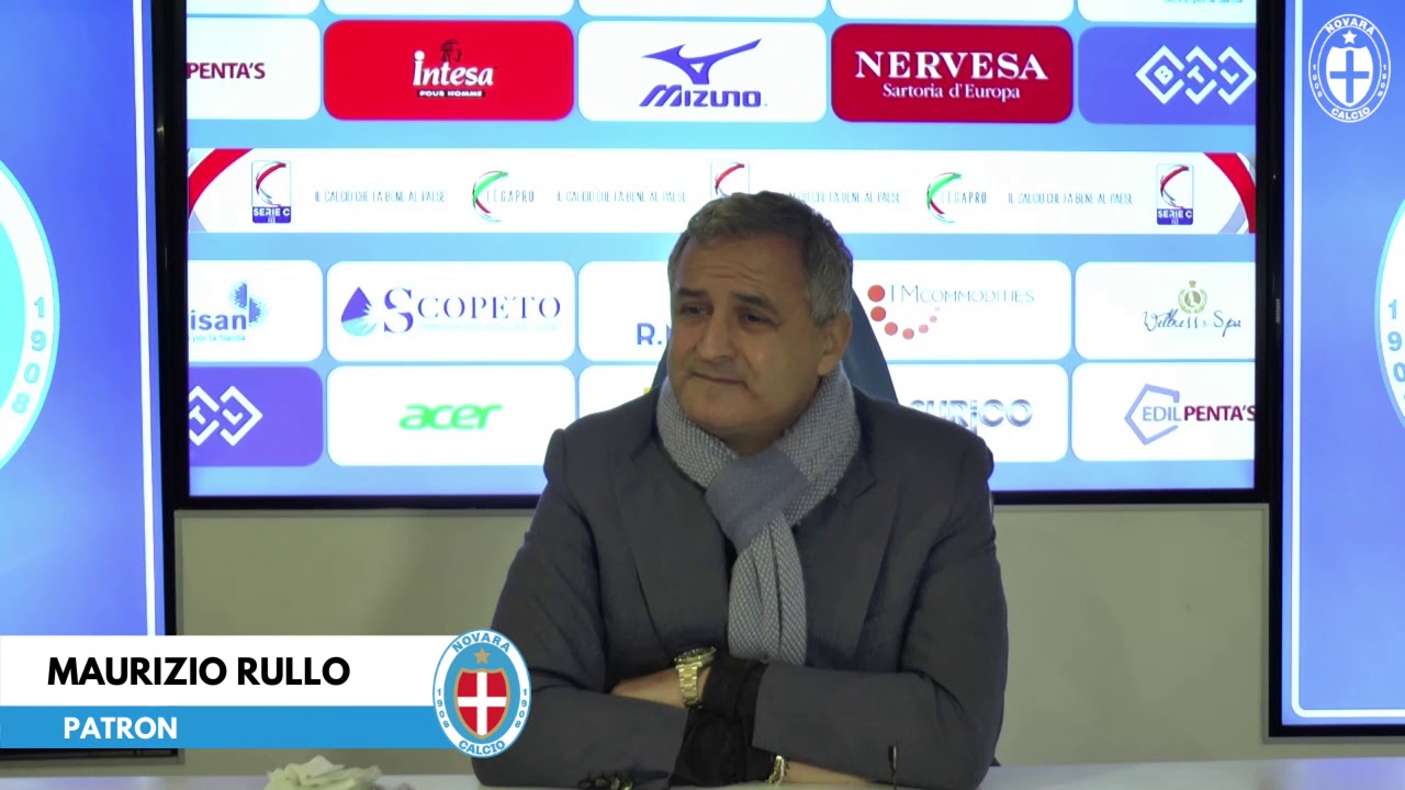 CONFERENZA STAMPA PATRON MAURIZIO RULLO - YouTube