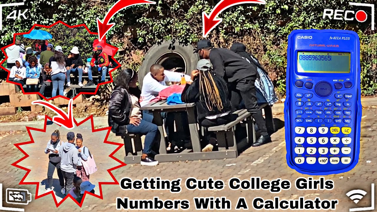 Getting Cute College Girls Numbers With A Calculator ( South Africa ...