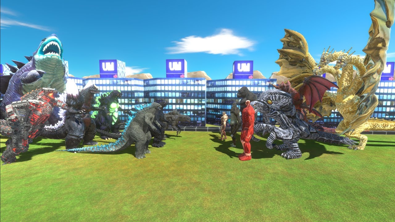 EVOLUTION of GODZILLA VS EVOLUTION of Kaiju +Attack On Titan - ARBS - YouTube