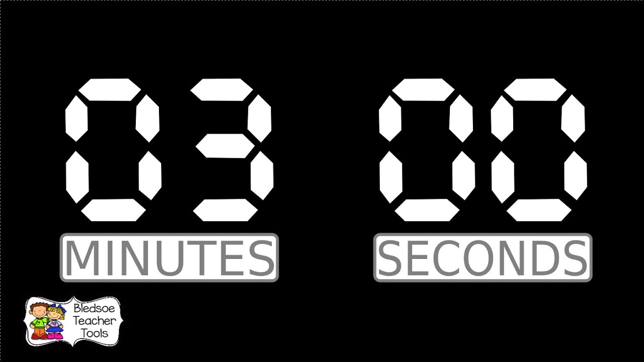 3 Minute Basic Countdown Timer - YouTube