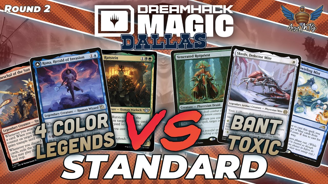 4 Color Legends vs Bant Toxic | MTG Standard | Dreamhack Dallas ...