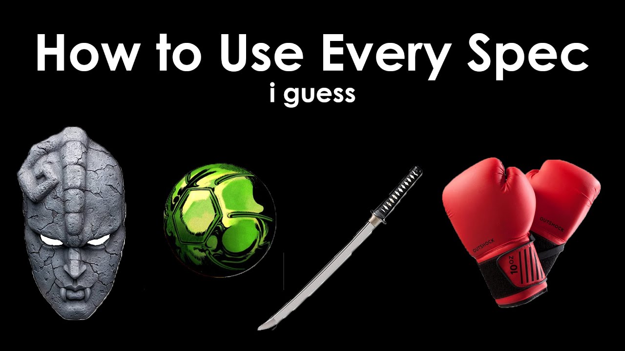 [YBA] How To Use Every Spec - YouTube