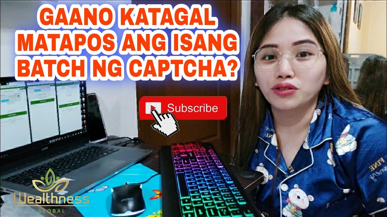GAANO KATAGAL MATAPOS ANG ISANG BATCH NG CAPTCHA sa WEALTHNESS GLOBAL - YouTube