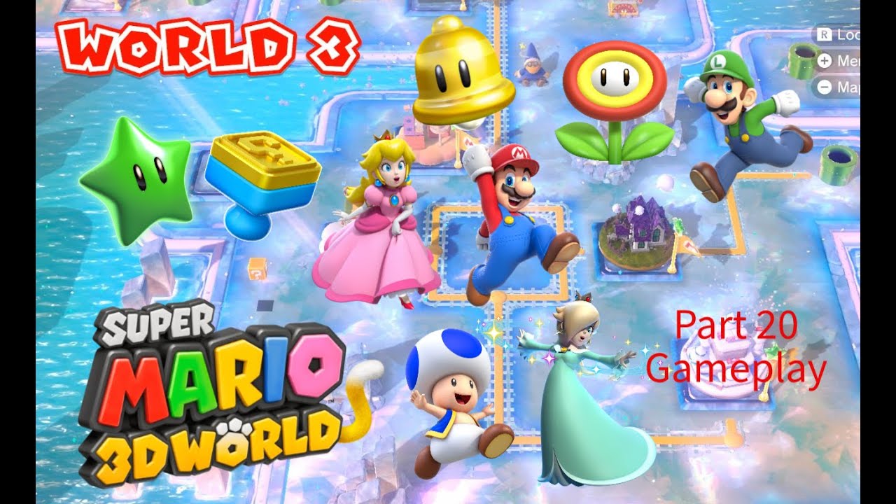 Super Mario 3D World Part 20 Gameplay (World 3) - YouTube