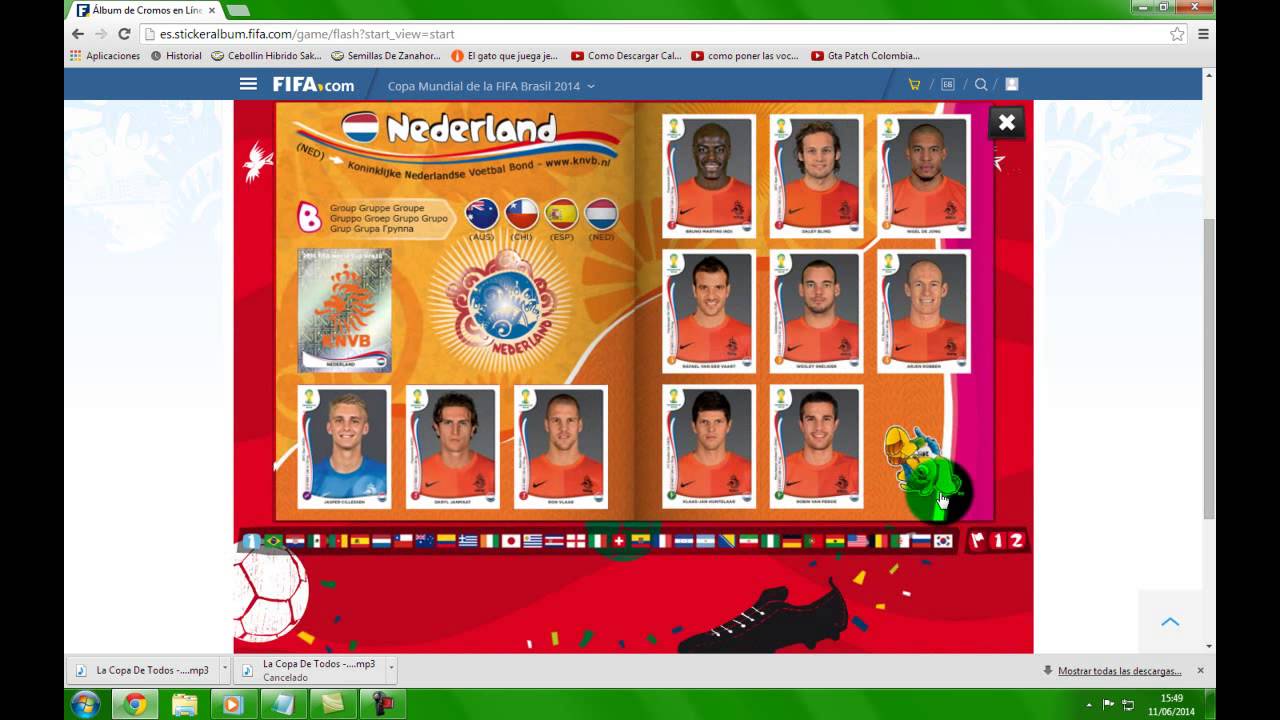 Album virtual panini completado [FULL]Llenado - YouTube