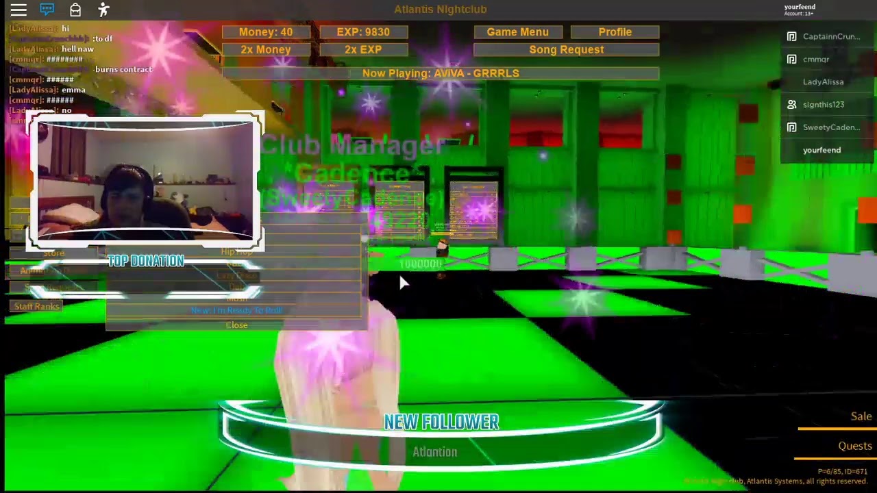 Playing Atlantis Nightclub with sign! - YouTube