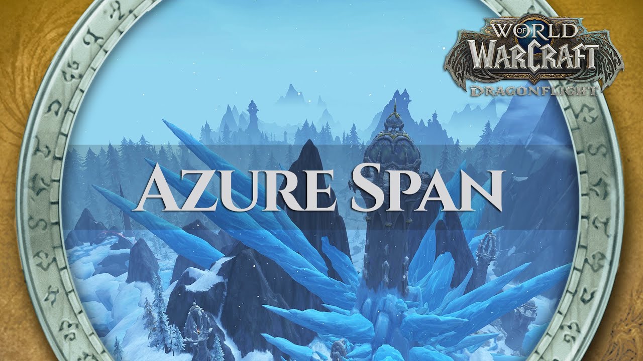 Azure Span - Music & Snow Ambience | World of Warcraft Dragonflight ...