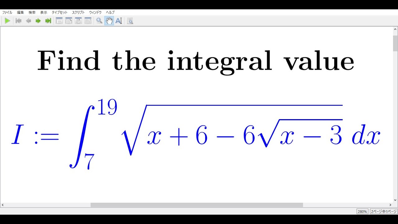 free topics 113 Find the integral value - YouTube