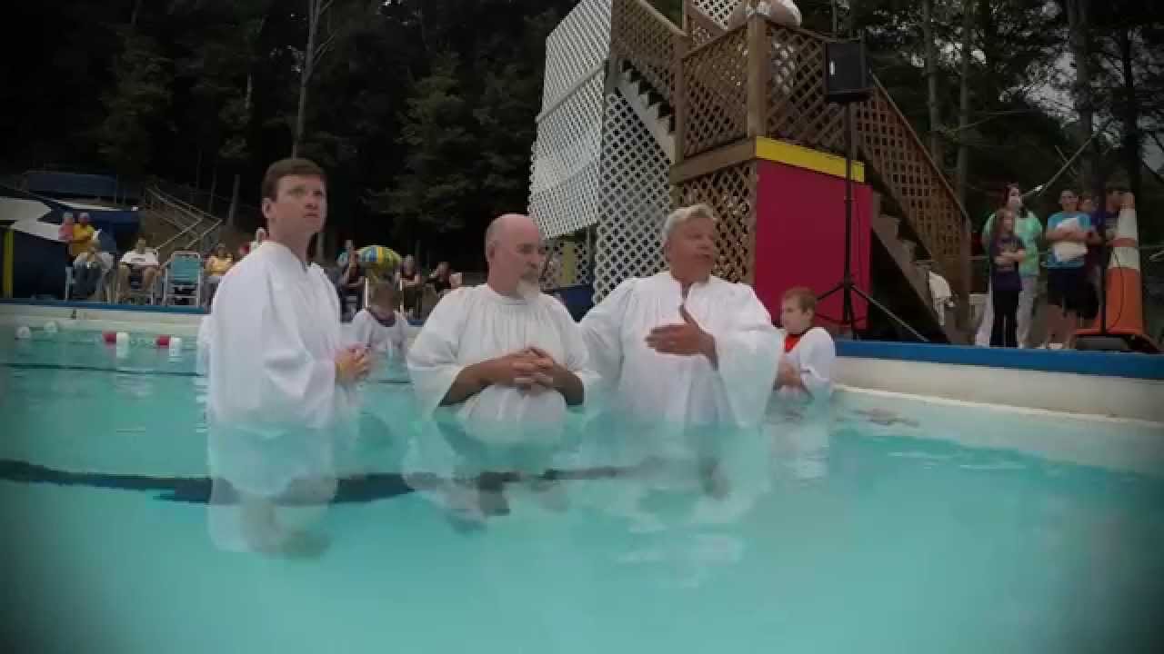 GRBC Pool Baptism Service - 7.30.14 - YouTube
