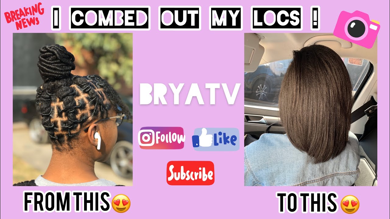 How To Comb Out Your Dreads/Locs! - YouTube