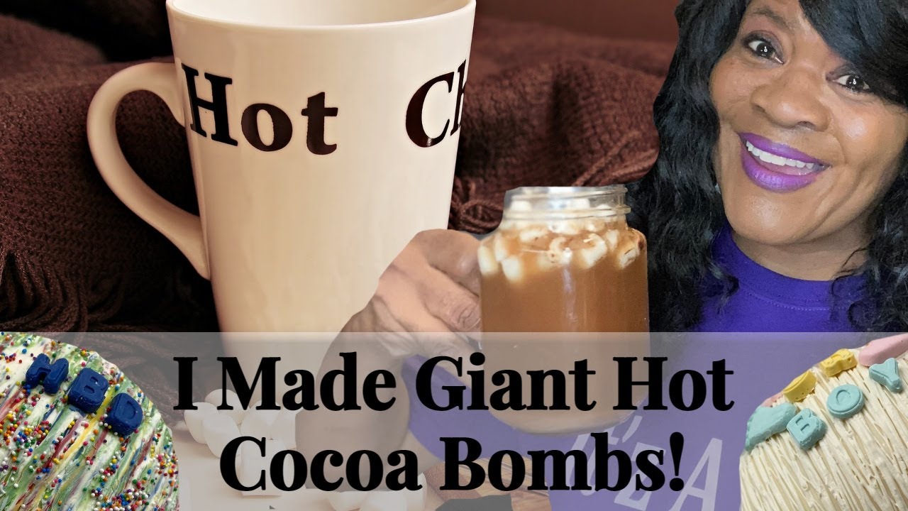 I Made Giant Hot Cocoa Bombs\ Jumbo Hot Cocoa Bomb/ Cocoa Bombs - YouTube