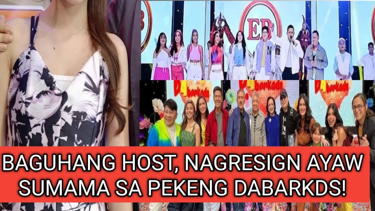 Bagong host nagresign dahil sa mga peke ang dabarkads! - YouTube