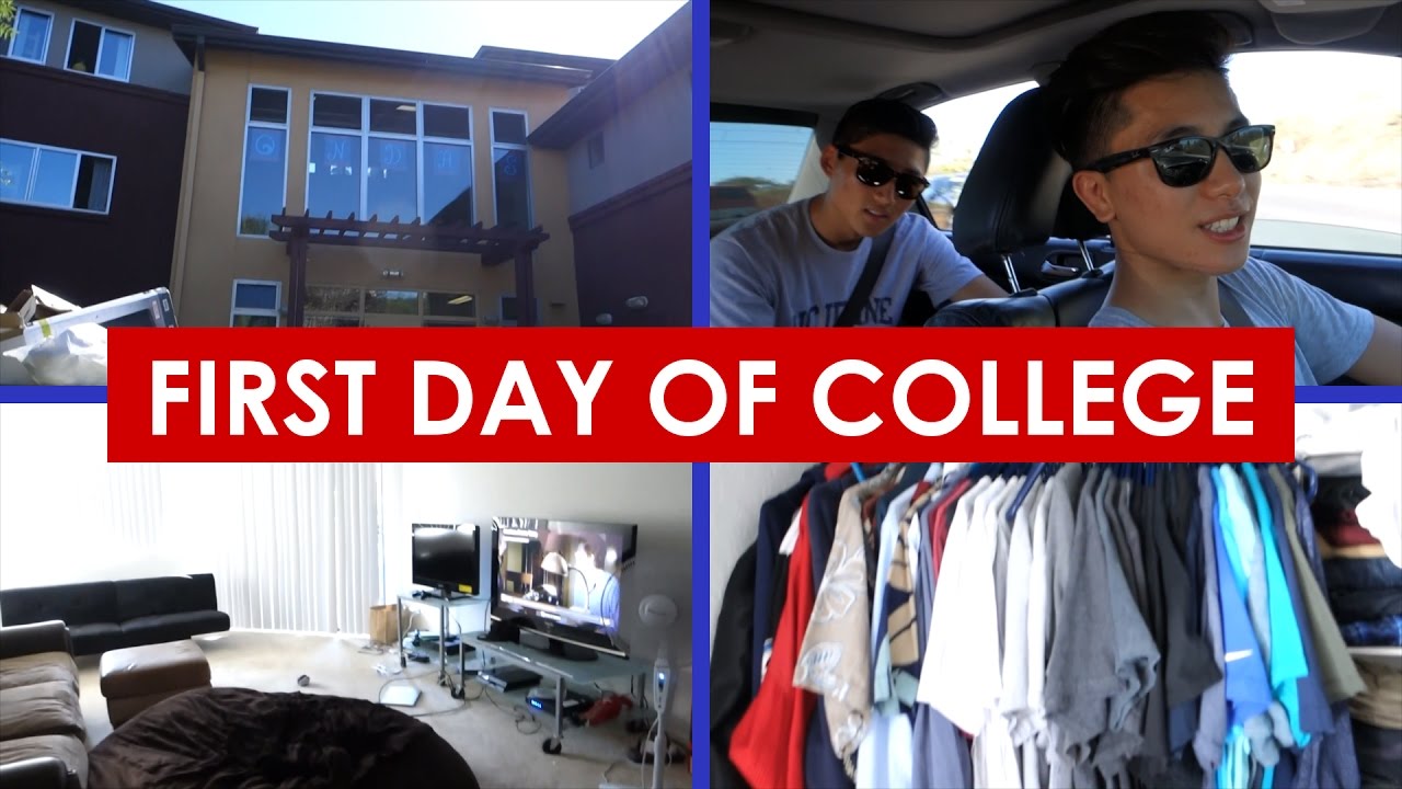 First Day of College // Apartment Tour + Visiting Our Freshman Year ...