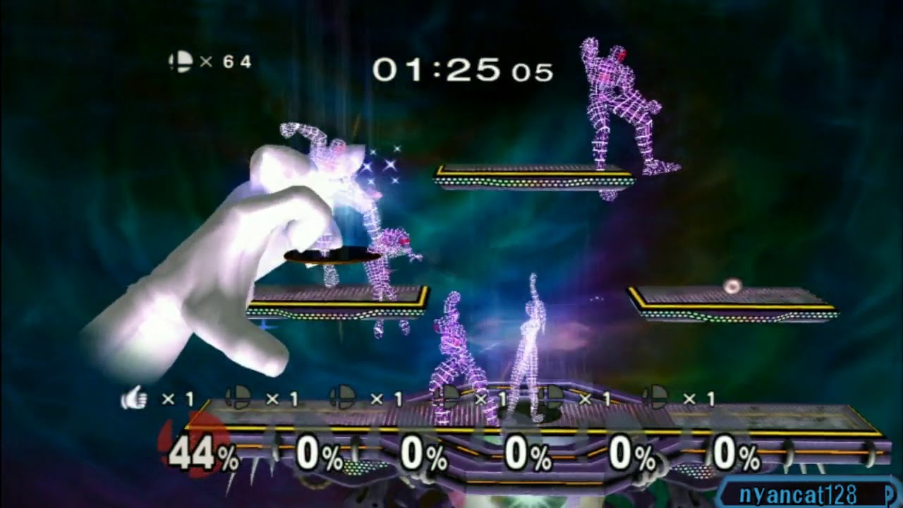 Super Smash Bros. Melee: 100 Man Melee as Crazy Hand (Ninja Characters ...