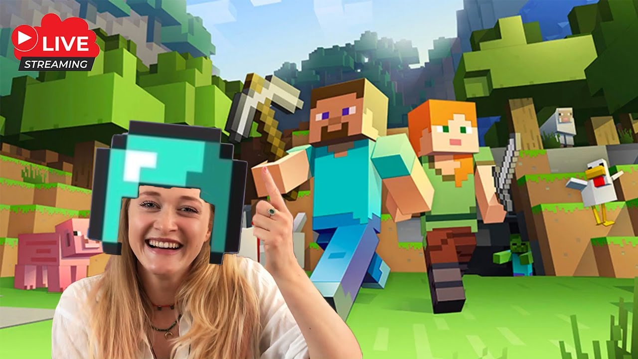 Minecraft: exploring with Sara (memecraft) - YouTube