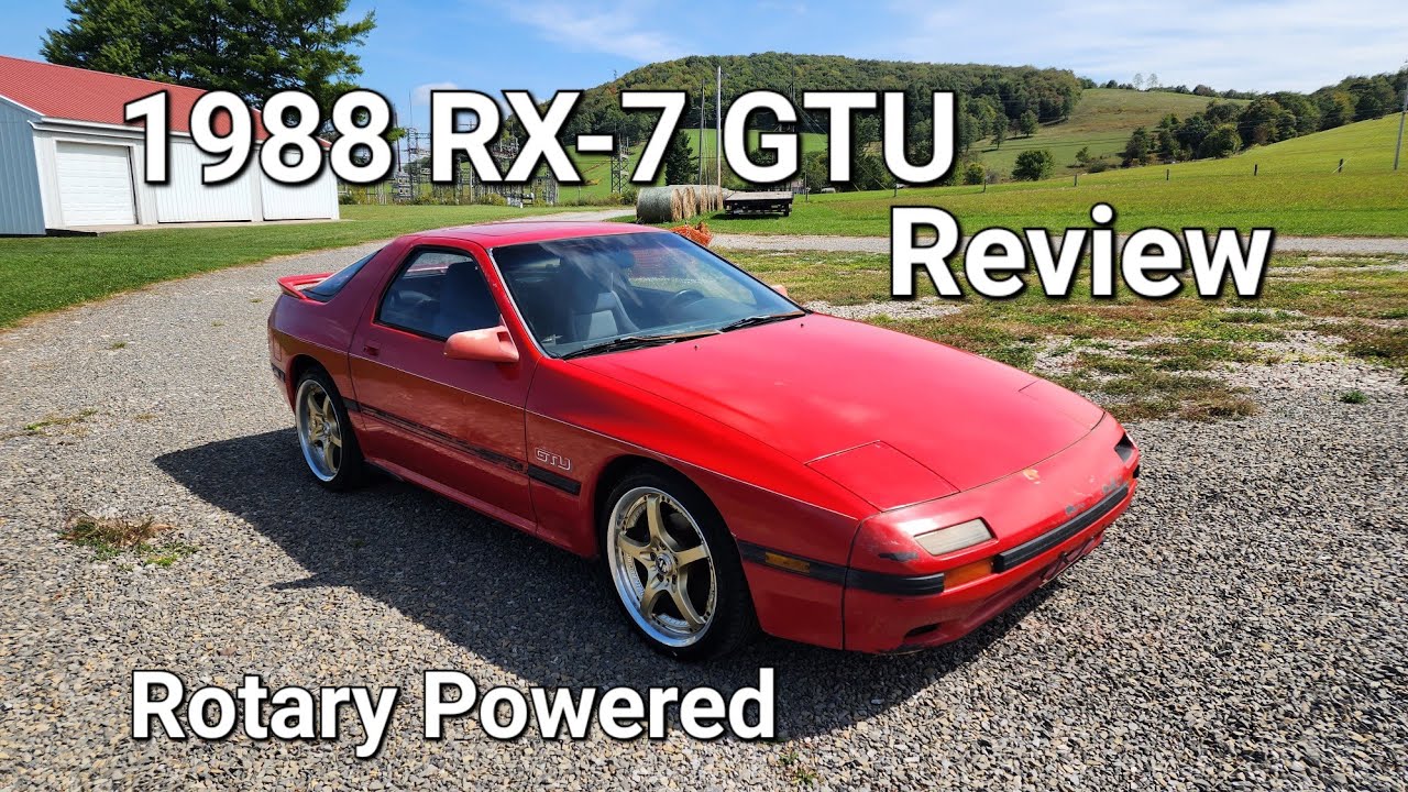 1988 RX-7 GTU Review - Rotary Powered - YouTube