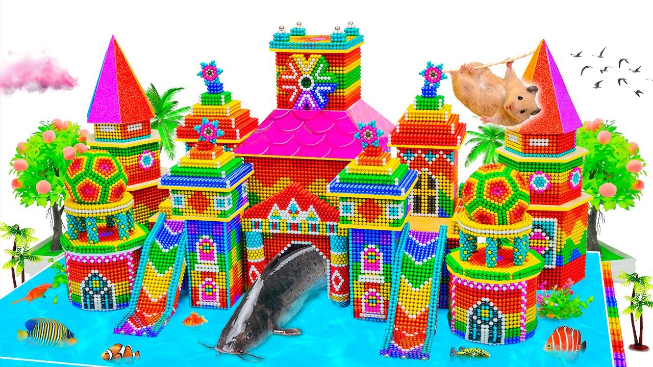 Satisfying Video - How To Make Modern Puppy Castle Has Water Slide ...