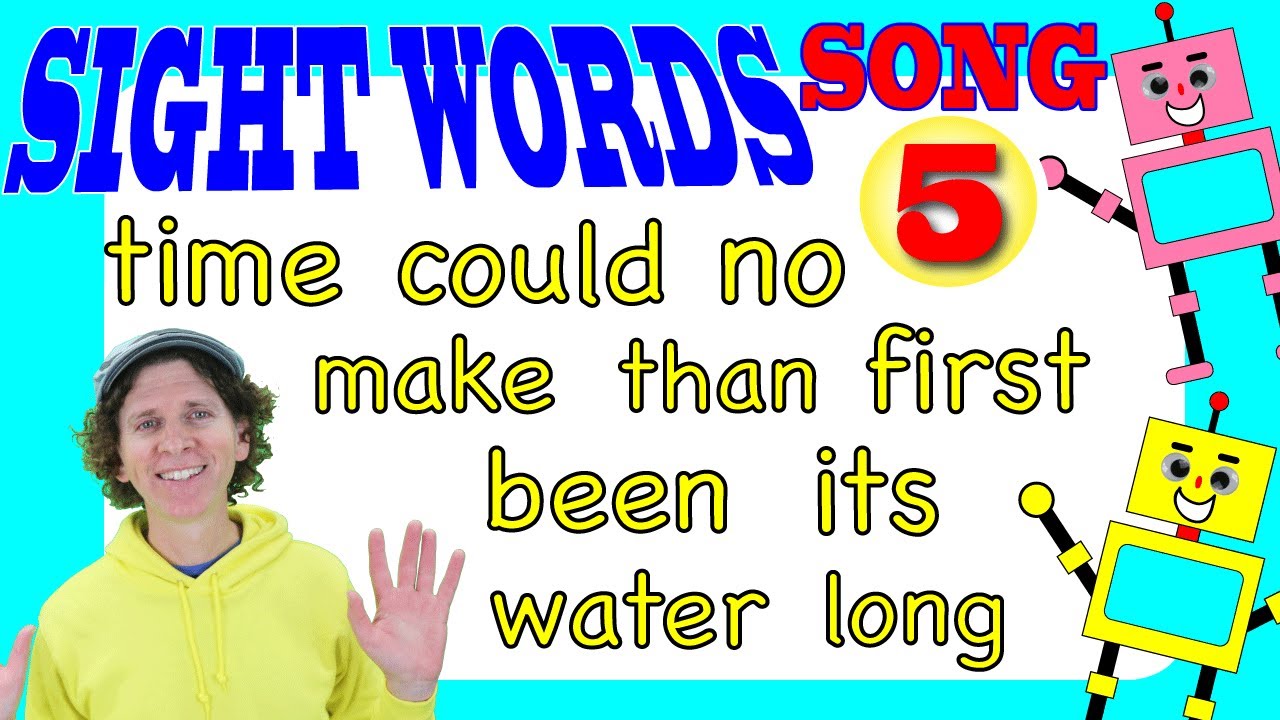 Sight Words Song 5 | Learn 10 Words for Kindergarten | Dream English ...