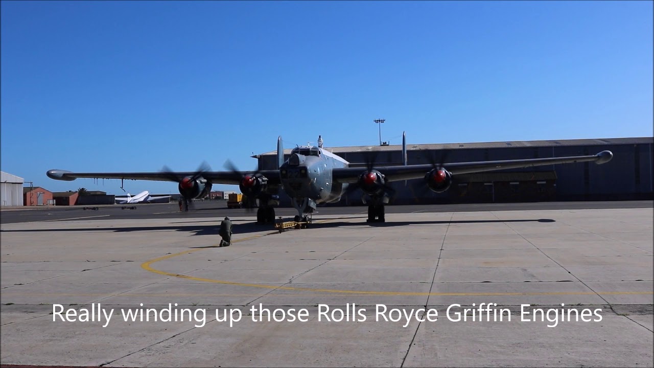 Avro Shackleton MR3 Ground Run 26 August 2017 - YouTube
