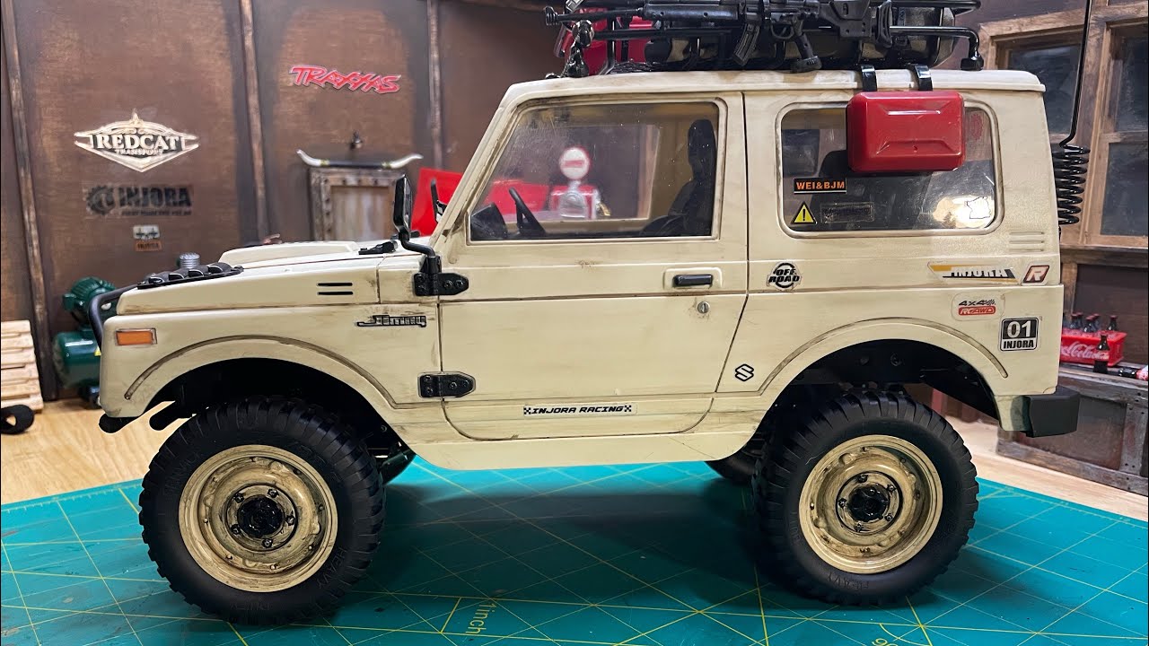 WPL C74 Jimny - Distressed Body & New Wheels - YouTube