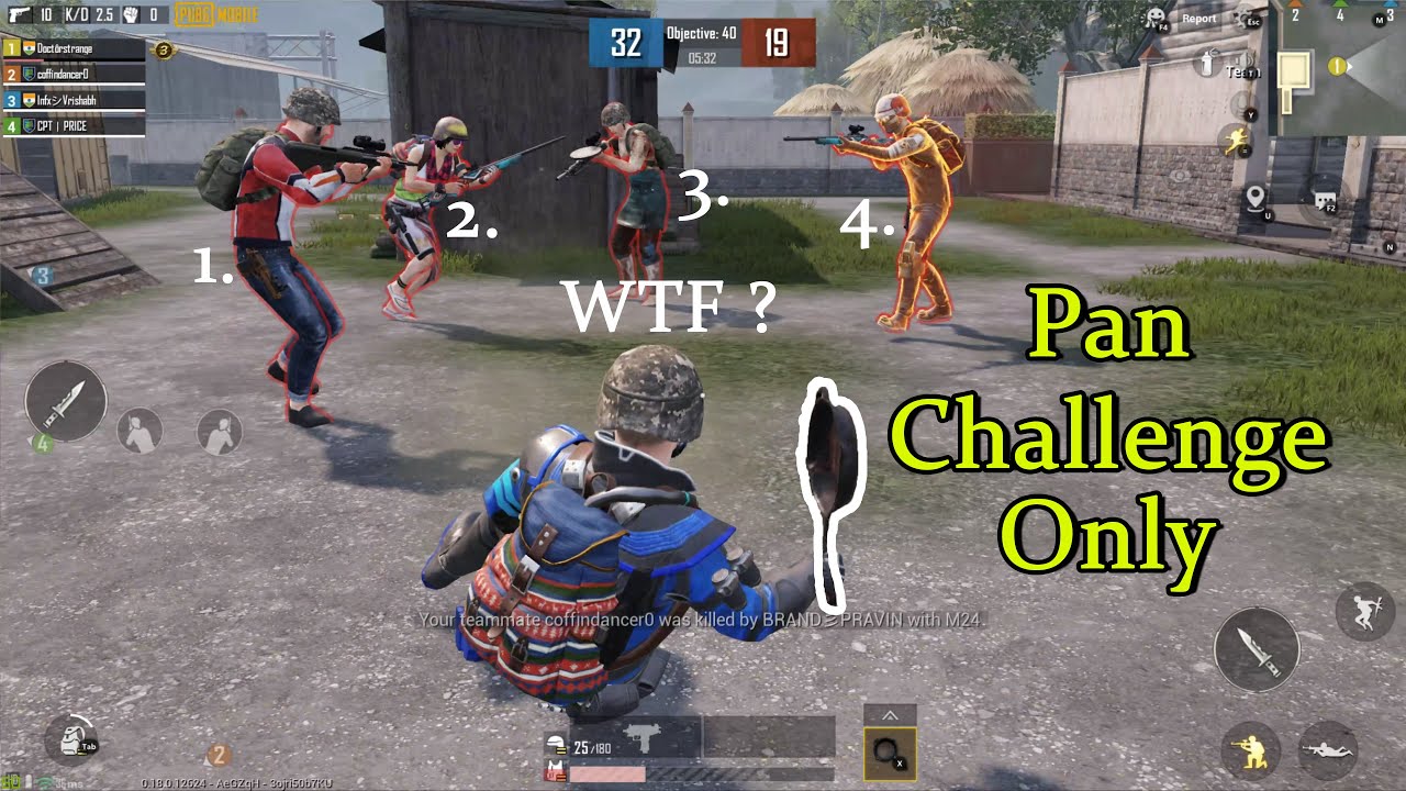 PUBG Mobile | Pan Challenge | MVP ???? - YouTube