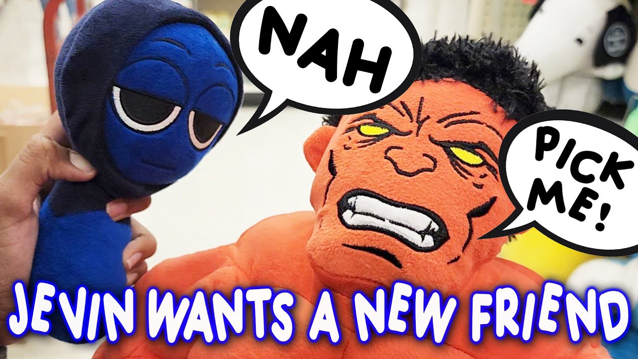 JEVIN Looks For A NEW PLUSHIE FRIEND In Target - YouTube