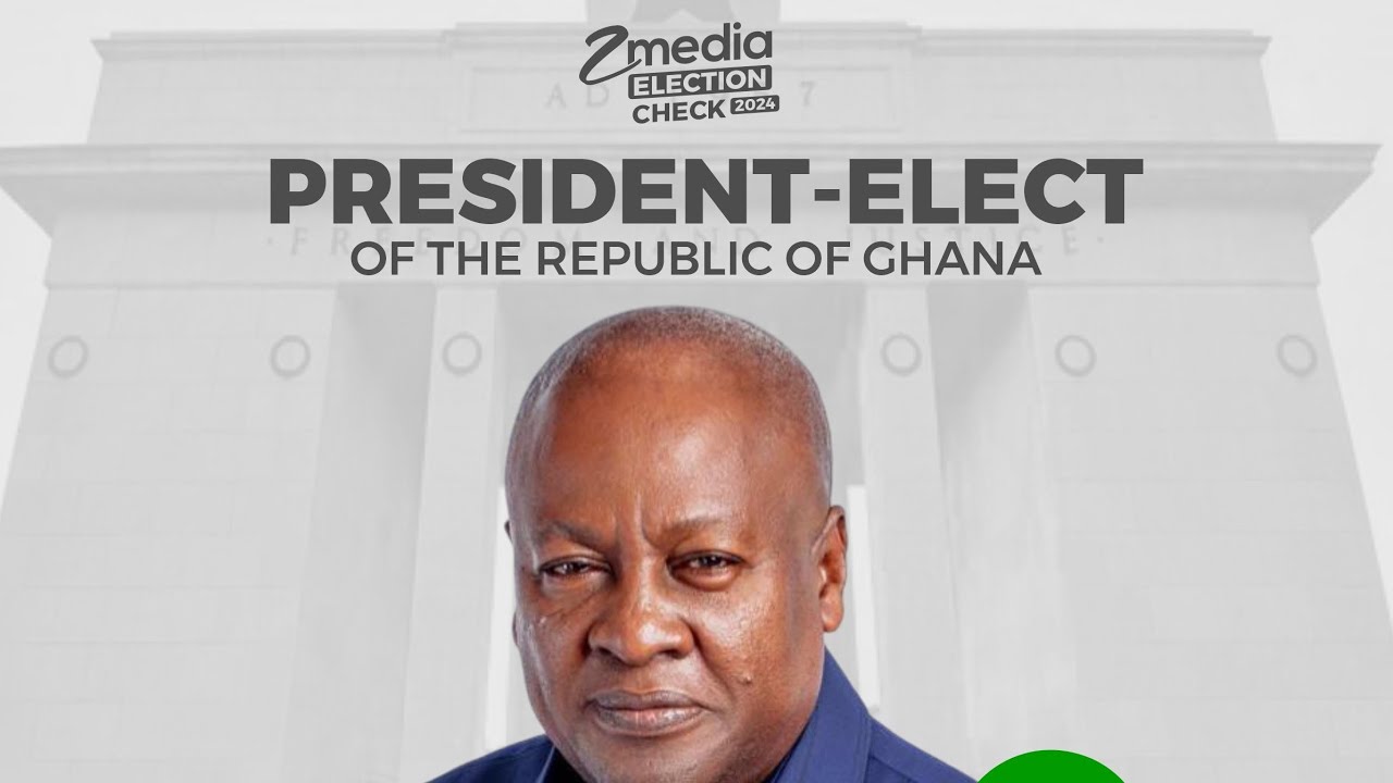GHANA 2024 ELECTION PRESIDENTIAL RESULTS DECLARATION BY THE ELECTORAL ...