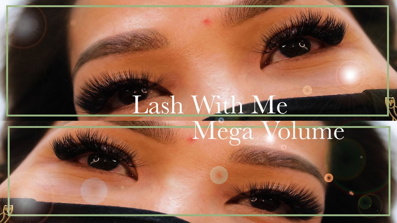 LASH WITH ME: Mega Volume On Short Delicate Lashes + Story Time - YouTube