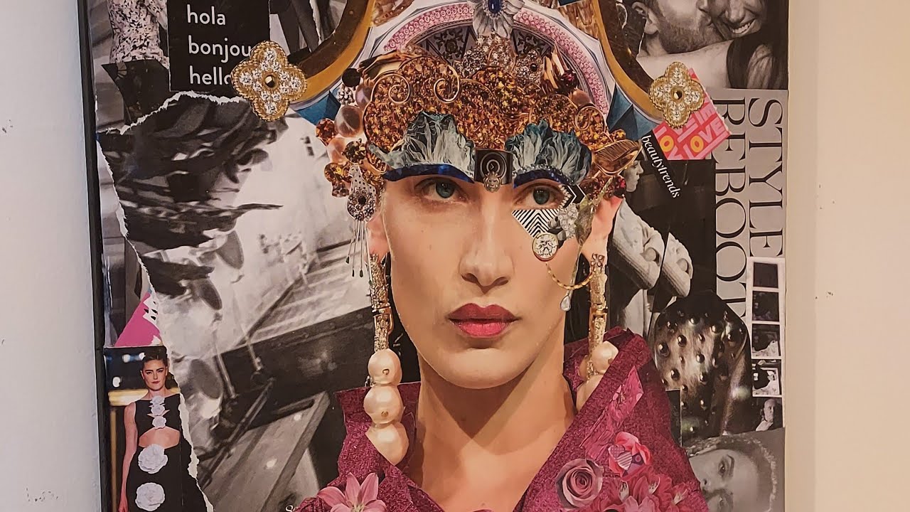 EASY Magazine Collage Art | Can't Draw? No Problem, I Got You! - YouTube