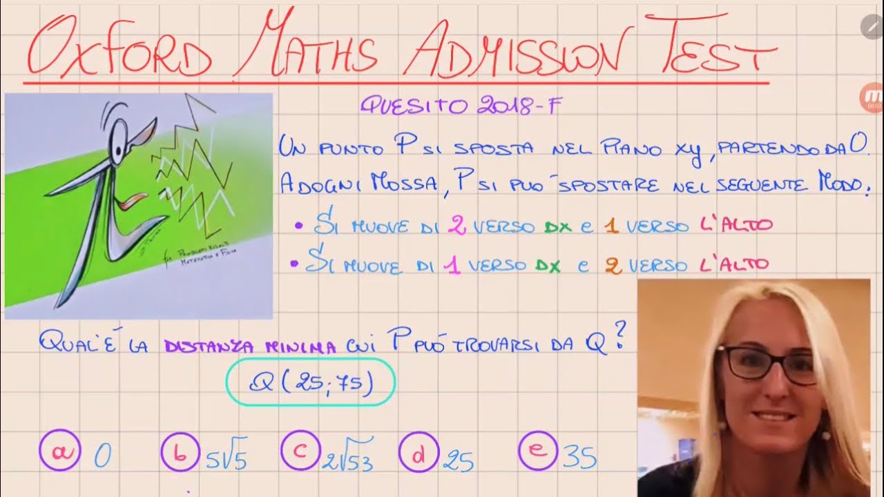 OXFORD MATHS ADMISSION TEST: quesito 2018-F - YouTube