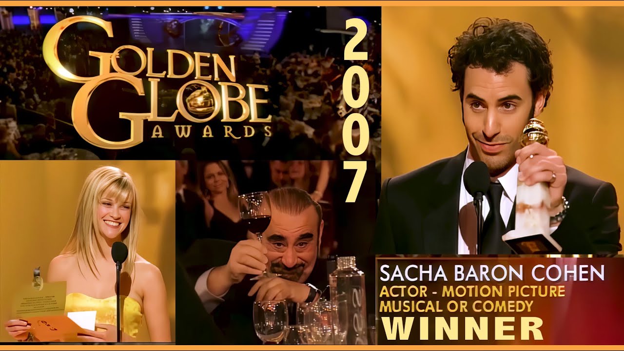 Golden Globe Awards 2007 Sacha Baron Cohen Acceptance Speech - Kenneth ...