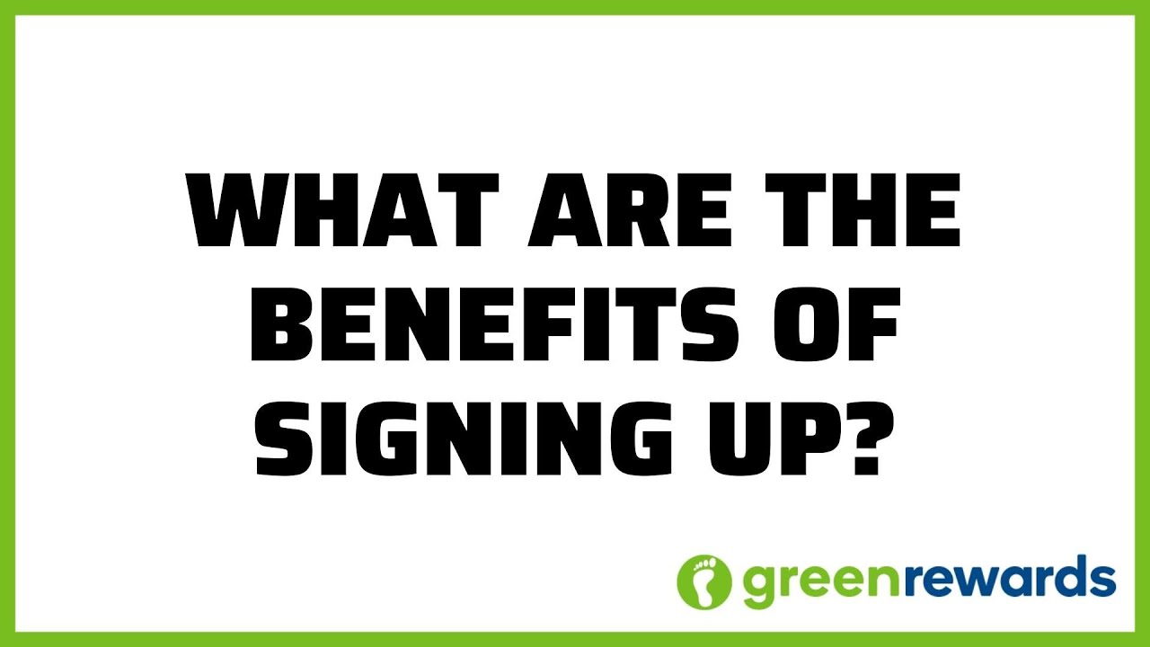 Why you should sign up for Green Rewards - YouTube