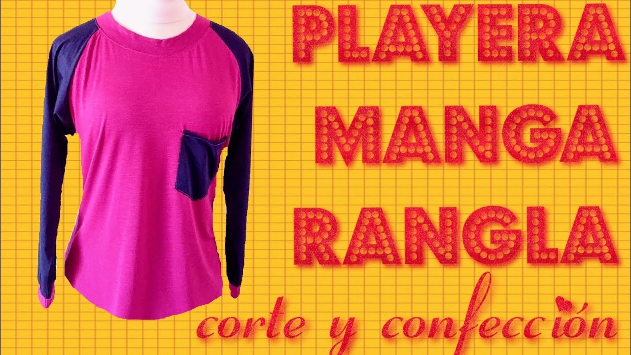 MANGA RANGLA PLAYERA paso a paso.. - YouTube