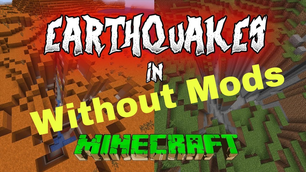 How To Create Earthquakes In Minecraft Without Using Mods (How To ...