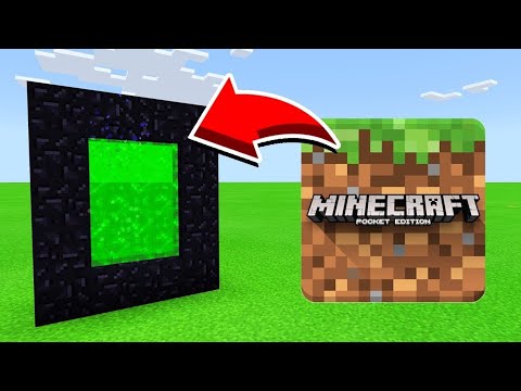 How to Make A Portal To the MINECRAFT DIMENSION in Minecraft! - YouTube