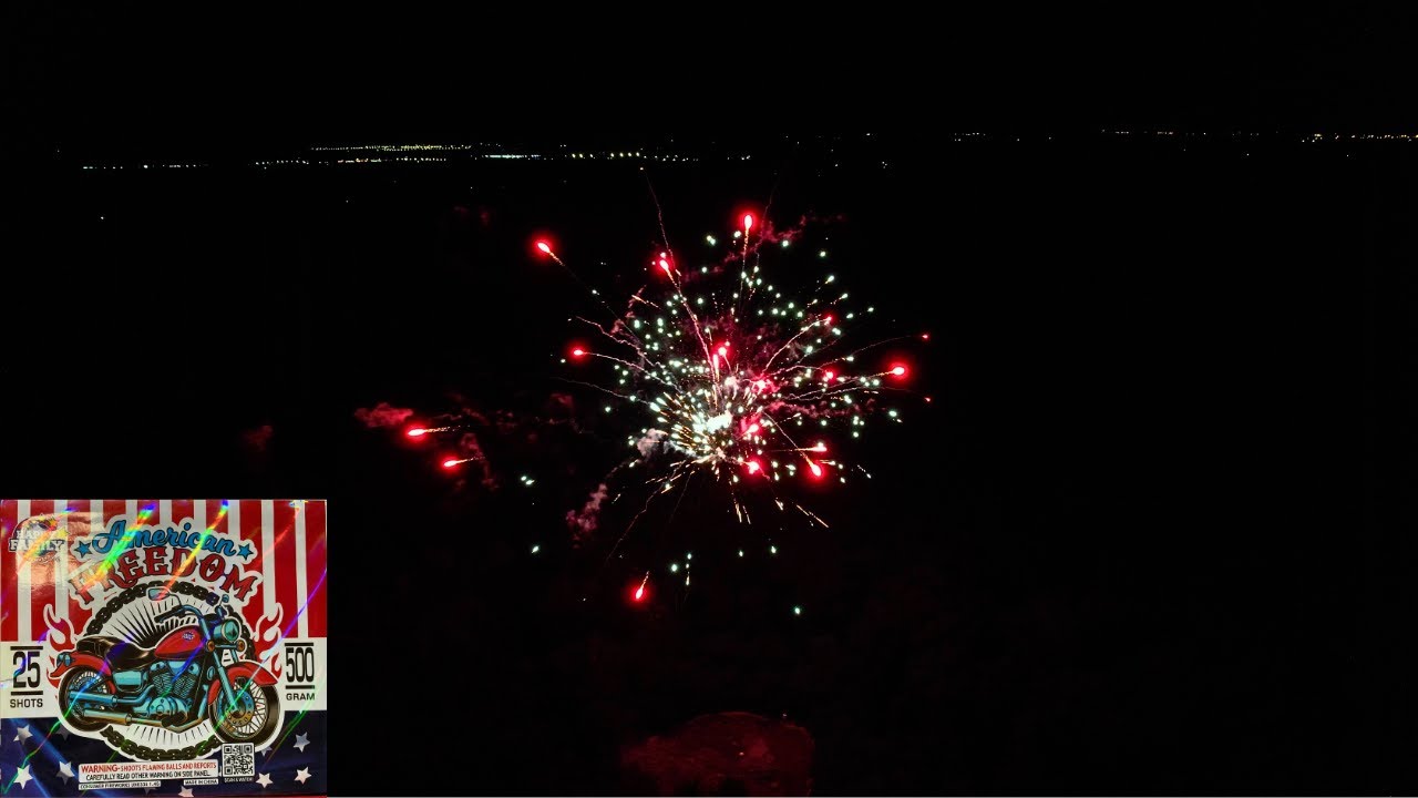 AMERICAN FREEDOM Firework 25 Shots-Happy Family Fireworks - YouTube