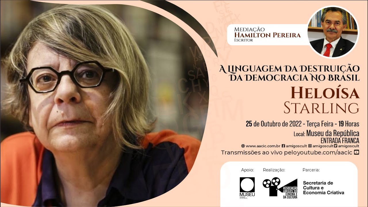 Conferência com Heloísa Starling no "Diálogos Contemporâneos", sempre ...