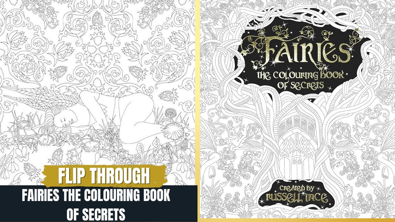 Fairies the Colouring Book - Coloring Book Review | Russell Ince - YouTube