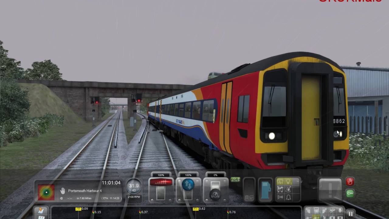 Train Simulator - Class 158 Part 5. Class 158 from Part 2 video with AP ...