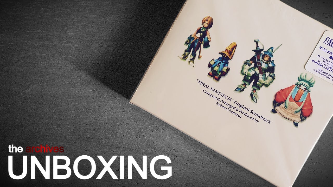 Final Fantasy IX | Soundtrack (OST) | Cinematic Unboxing - YouTube