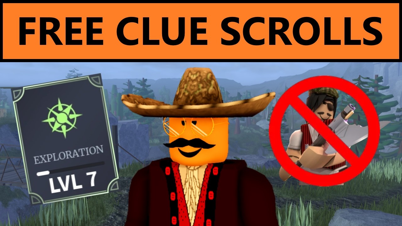 HOW TO GET FREE CLUE SCROLLS Progression Update Roblox Wild West - YouTube